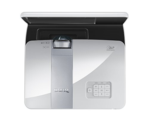 BenQ MW843UST Ultra-Short Throw Projector WXGA (1280 X800), 3,000 ANSI Lumens, 13,000:1 High Contrast Ratio, with Wall Mount Projector