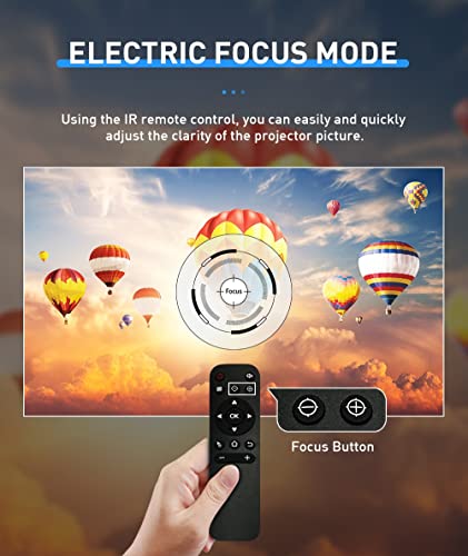 ZYZMH P15 Mini DLP Projector HDMI-Compatible Pocket Video Beamer Portable Android Home Theater Bluetooth 3D Proyector