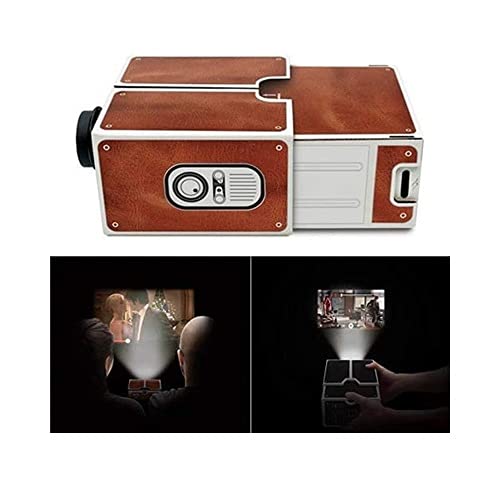 MMWW Smartphone Projector Create a Small Home Theater Portable Video Projectors for Outdoor Movie Business PowerPoint Presentations