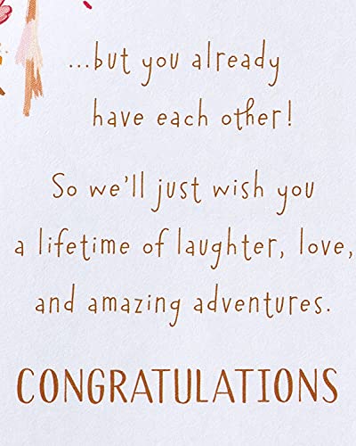 American Greetings Wedding, Bridal Shower or Engagement Card (Amazing Adventures)