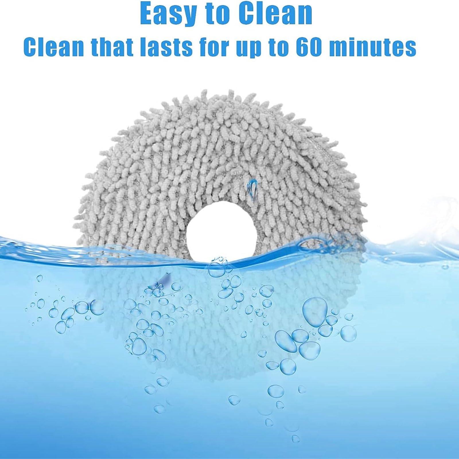 Mop Pad Cloth Wipes Cleaning Tools Kit For P10/QRevo Sweeping Parts Accessories Rag Mop Robot Vacuum Cleaner Replacement Washable Mop Pads Vacuum Cleaner Cleaning Supplies Mop Cloth Accessories Floor