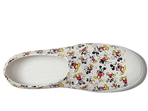 Native Shoes Jefferson Disney Print Shell White/Shell White/Mickey All Over Print Men's 7, Women's 9 Medium
