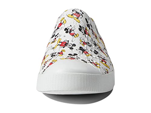Native Shoes Jefferson Disney Print Shell White/Shell White/Mickey All Over Print Men's 7, Women's 9 Medium