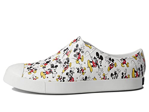 Native Shoes Jefferson Disney Print Shell White/Shell White/Mickey All Over Print Men's 7, Women's 9 Medium