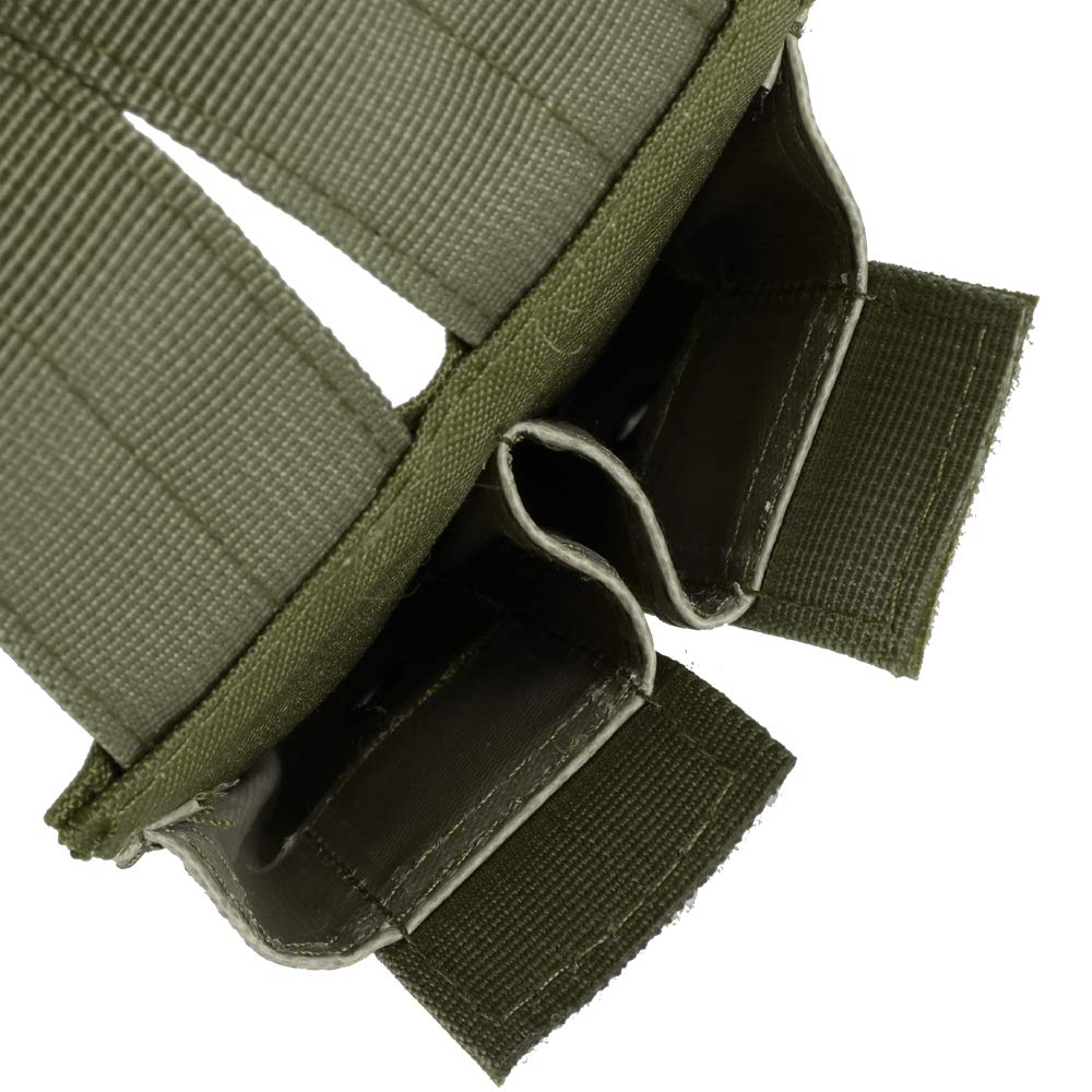 FRTKK Tactical Single/Double Pistol Mag Pouch Outdoor Molle Open-Top Magazine Pouch for Glock M1911 92F