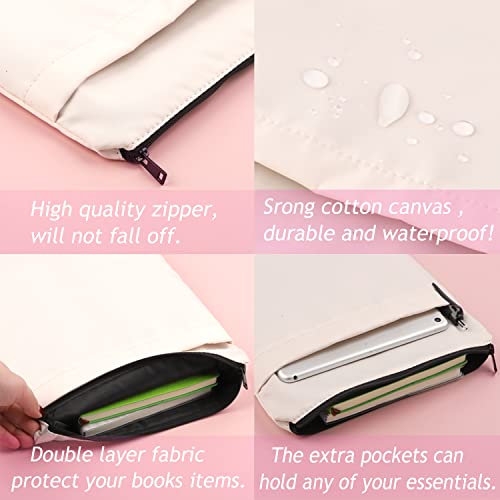 WSNANG Frog Gifts Frog Book Sleeve with Zipper Frog Book Protector Pouch Sleeve Book Cover for Paperback Frog Lovers Gift Frogs Inspirational Gift (Frog BS)