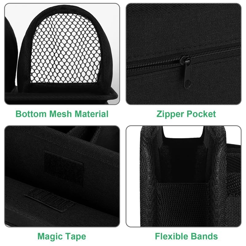 Accmor Luggage Travel Cup Holder,Universal Suitcase Cup Holder, Free Hands Suitcase Drinks Beverage Holder, Luggage Cup Caddy Gifts for Travelers Flight Attendants