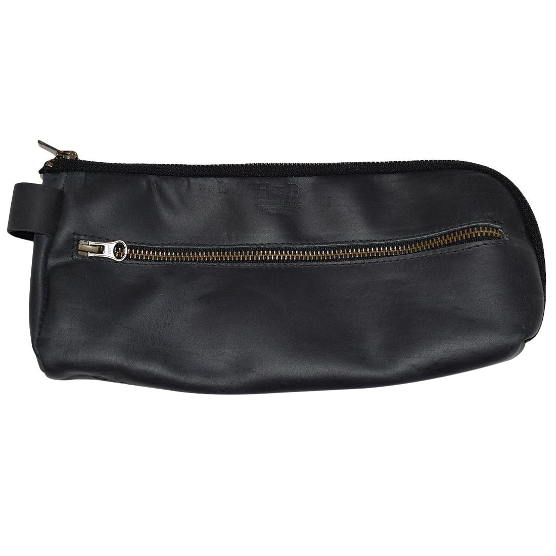Hide & Drink, Carrying Case Compatible with Switch, Urban Travel Pouch, Soft Storage Bag, Scratch & Bump Protection, Minimalist Essentials, Full Grain Leather, Handmade, Charcoal Black