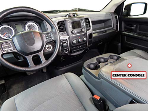 Red Hound Auto Center Console Organizer System Vehicle Insert Compatible with Dodge Ram 1500 2500 3500 2013 2014 2015 2016 2017 2018 Black Anti-Rattle Only FITS FOLD Down Console Seat