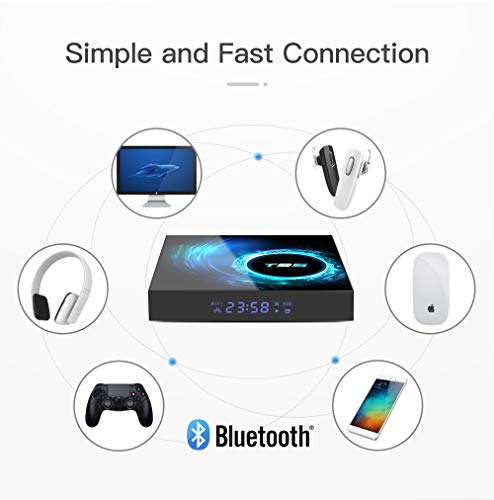 Android 10.0 TV Box, T95 Android Box 4GB RAM 32GB ROM Allwinner H616 Quad-core Smart Android TV Box 64bit, Support 2.4G/5.0G Dual WiFi 6K Utral HD / 3D / H.265 with Bluetooth 5.0