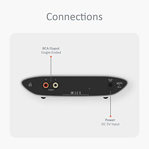 iFi Zen Air Blue - High Resolution Bluetooth Streamer - Update Your System with high res Audio Streaming
