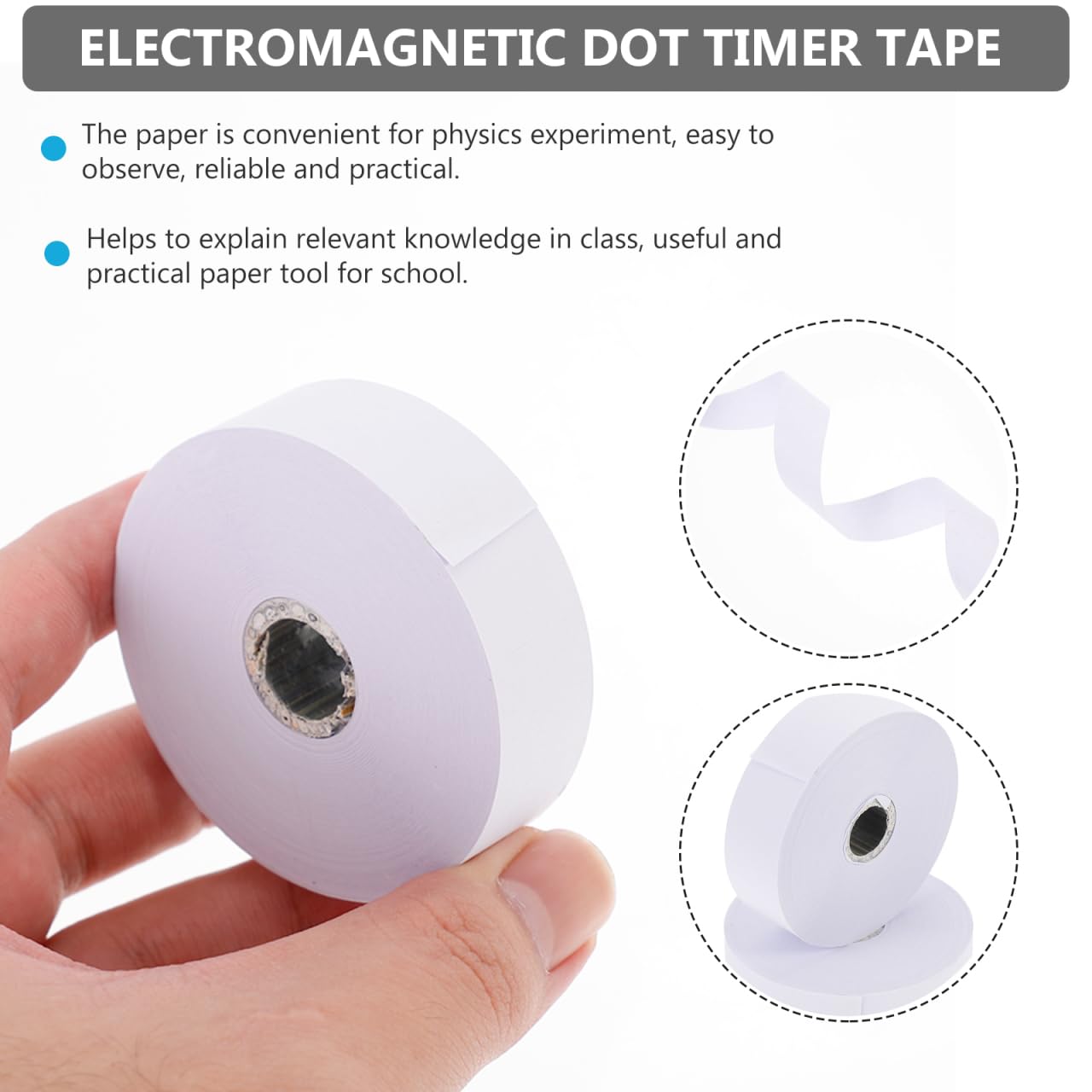 POPETPOP Physics Ticker- Tape Timer- Electromagnetic Dotting Timer, Teaching Laboratory Equipment, Laboratory Acceleration Apparatus for School Lab