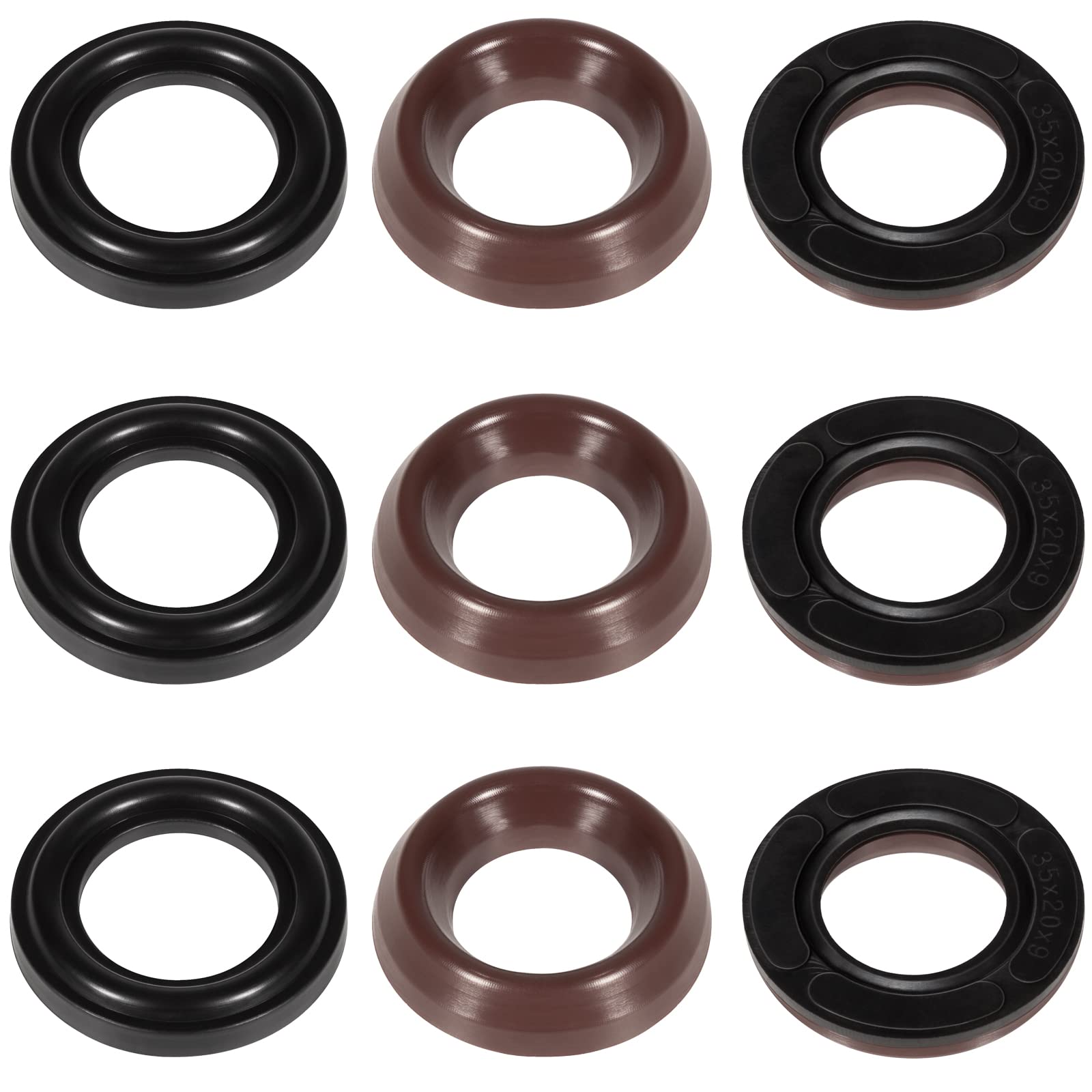 JIAD Replacement for 20mm Pump Part K69 Packing Seal Repair Kit for T 47 & 48 Series, HP4040, HP5535 & TS4040 Pumps with Restop Ring for 20mm Pressure Washer Pump