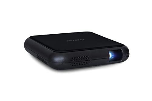 Introducing The Miroir M76, The Ultimate Portable Wireless Projector. Enjoy Movies, Gaming, and Videos Anywhere with its Battery-Powered Design and Compatibility with Multiple Devices.
