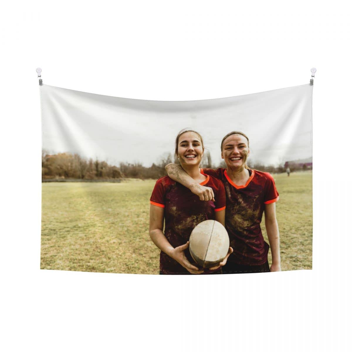 JINJUREN Custom Tapestry Upload Images Banners and Signs Customize For Bedroom 37 * 29 inch Horizontal
