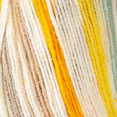Sensy Candy Yarn, 3.5 oz, 251 Yards, Multicolor Craft Yarn for Crocheting and Knitting, Gauge 3 Light (5845)