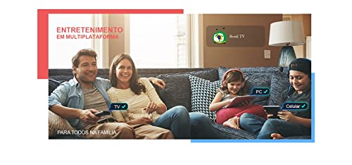 BRAATV 2022 HTV8 Box Brazil H8 TV Brazil New Version Brazilian TV Box Support 2.4GHz/ 5GHz WiFi 4K UHD Bluetooth 5.0