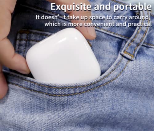 Wireless Earbuds by SGNICS, for Samsung Galaxy A12 Touch Control with Charging Case IPX5 Sweat-Proof TWS Stereo Earphones Hi-Fi Deep Bass Noise Cancellation Outdoor Indoor Sport - White