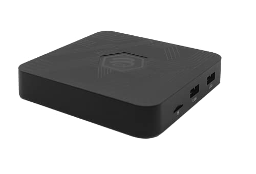 BuzzTV E2 MAX - Optical Audio - Faster Than Ever Before - 4K Ultra HD - 4GB RAM 128GB eMMC- Latest Graphics Processor – Optical Audio - Dual-Band 2X2 WiFi