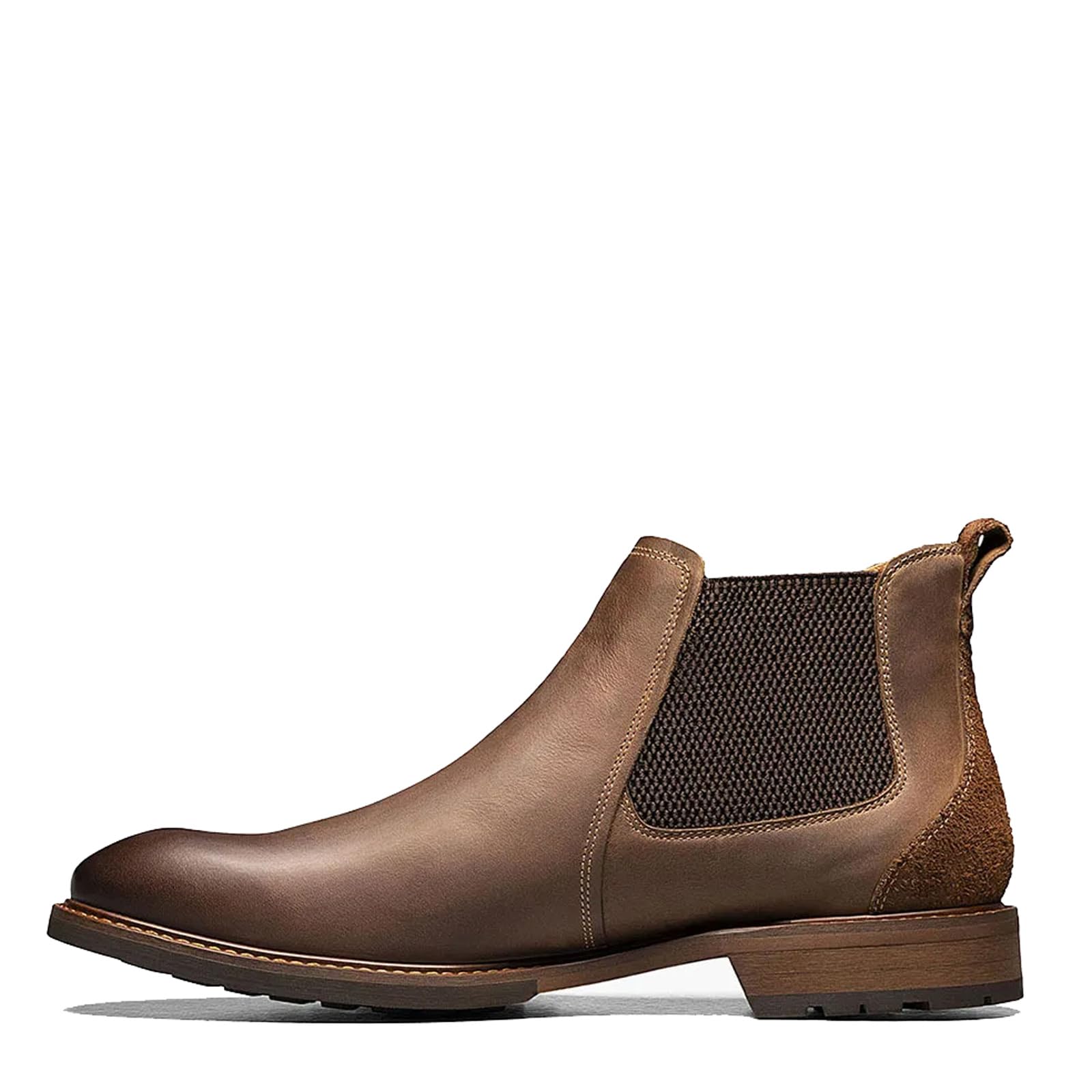 Florsheim Chalet Plain Toe Gore Boot Brown Crazy Horse 12 M (D)