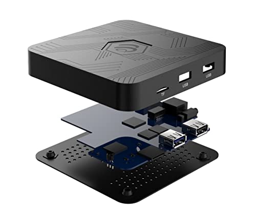 BuzzTV E2 MAX - Optical Audio - Faster Than Ever Before - 4K Ultra HD - 4GB RAM 128GB eMMC- Latest Graphics Processor – Optical Audio - Dual-Band 2X2 WiFi