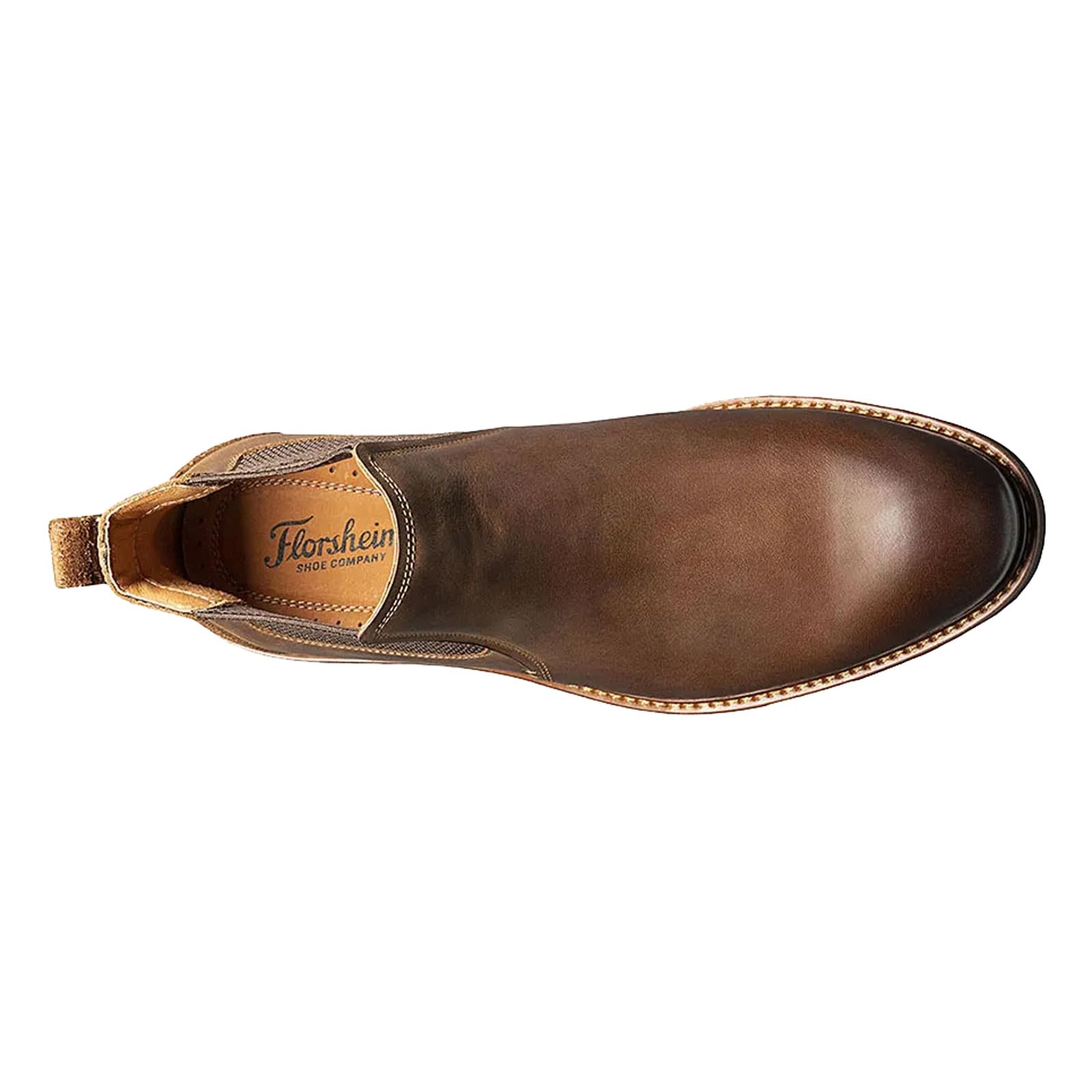 Florsheim Chalet Plain Toe Gore Boot Brown Crazy Horse 12 M (D)