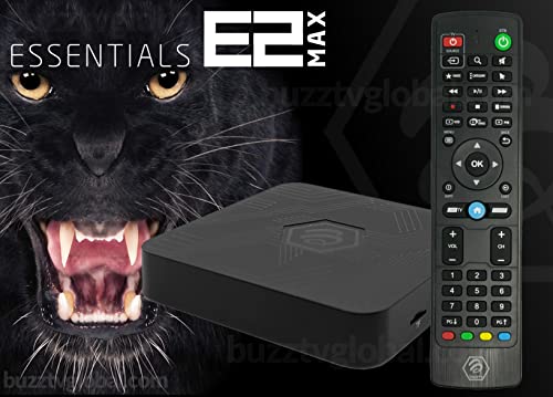 BuzzTV E2 MAX - Optical Audio - Faster Than Ever Before - 4K Ultra HD - 4GB RAM 128GB eMMC- Latest Graphics Processor – Optical Audio - Dual-Band 2X2 WiFi