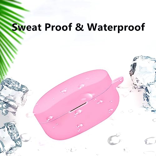 Sony WF-1000XM4 Case Cover, Soft Silicone Protective Case Skin Night Glow for Sony WF-1000XM4, Shockproof, Luminous Earbuds Case with Keychain, Glow in Dark, Wireless Charging
