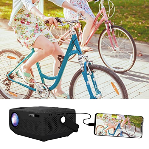 Core Innovations CPJ720BLBY LCD Projector - 16:9 - Portable - Black,4.1"x8.7"x6.7"