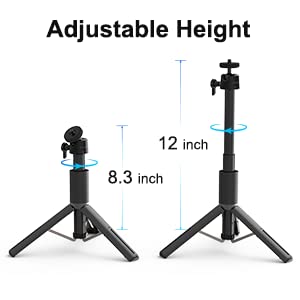 WiFi Bluetooth Projector with 12 inch Lightweight Tripod Stand, with 100 inch Projector Screen, WEWATCH 8500L Portable Movie Projector for Home Outdoor, 1080P Video and 260" Display Supported