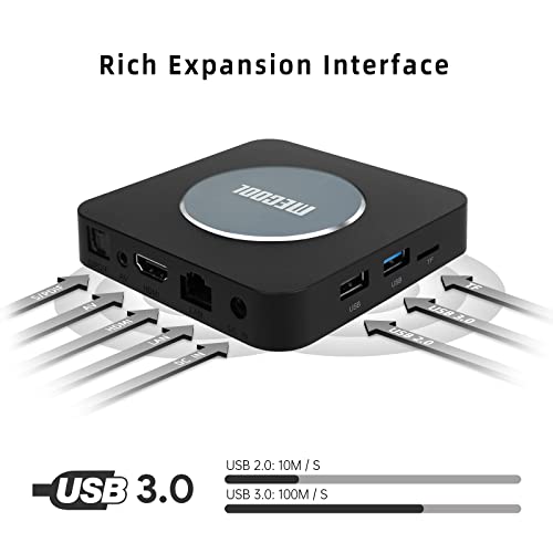 Android 11.0 TV Box, MECOOL KM2 Plus Smart TV Box Netflix Google Certified AV1 Ultra 4K HDR 2GB 16GB Support 2.4G/5.0G WiFi 5 BT 5.0 with Amlogic S905X4 Google Assistant Dolby Atmos
