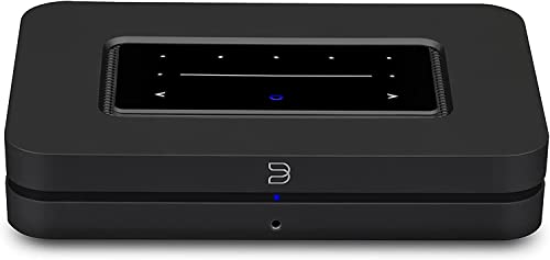 Bluesound Node Wireless Multi-Room Hi-res Music Streamer (N130) + RC1 Remote Combo Bundle (Black)