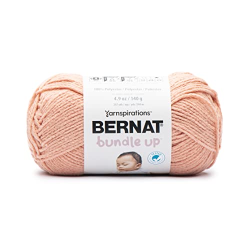 Bernat Bundle Up Apricot Yarn - 3 Pack of 141g/5oz - Polyester - 4 Medium (Worsted) - 267 Yards - Knitting, Crocheting & Crafts
