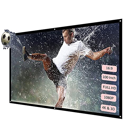 PONER SAUND Mini Portable Projector with Projector Screen