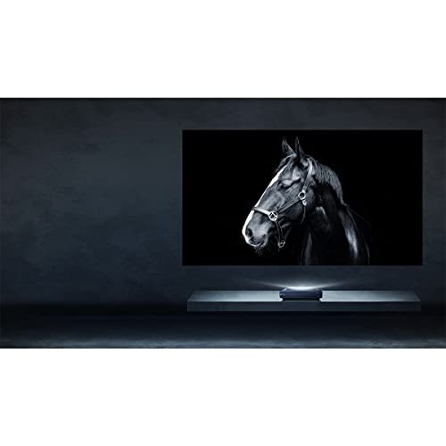 Hisense PX1-PRO 4K UHD Triple-Laser Ultra Short Throw Projector, 2200 Lumens, Streaming TV, HDR10, 30W Stereo Sound, Built-in Voice Assistant (Renewed)