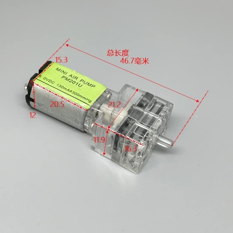 Submersible Sump Pump 1PC DC 3V Mini 030 Motor Air Pump Electric Transparent Pressure Pump 60KPA Transfer Pump