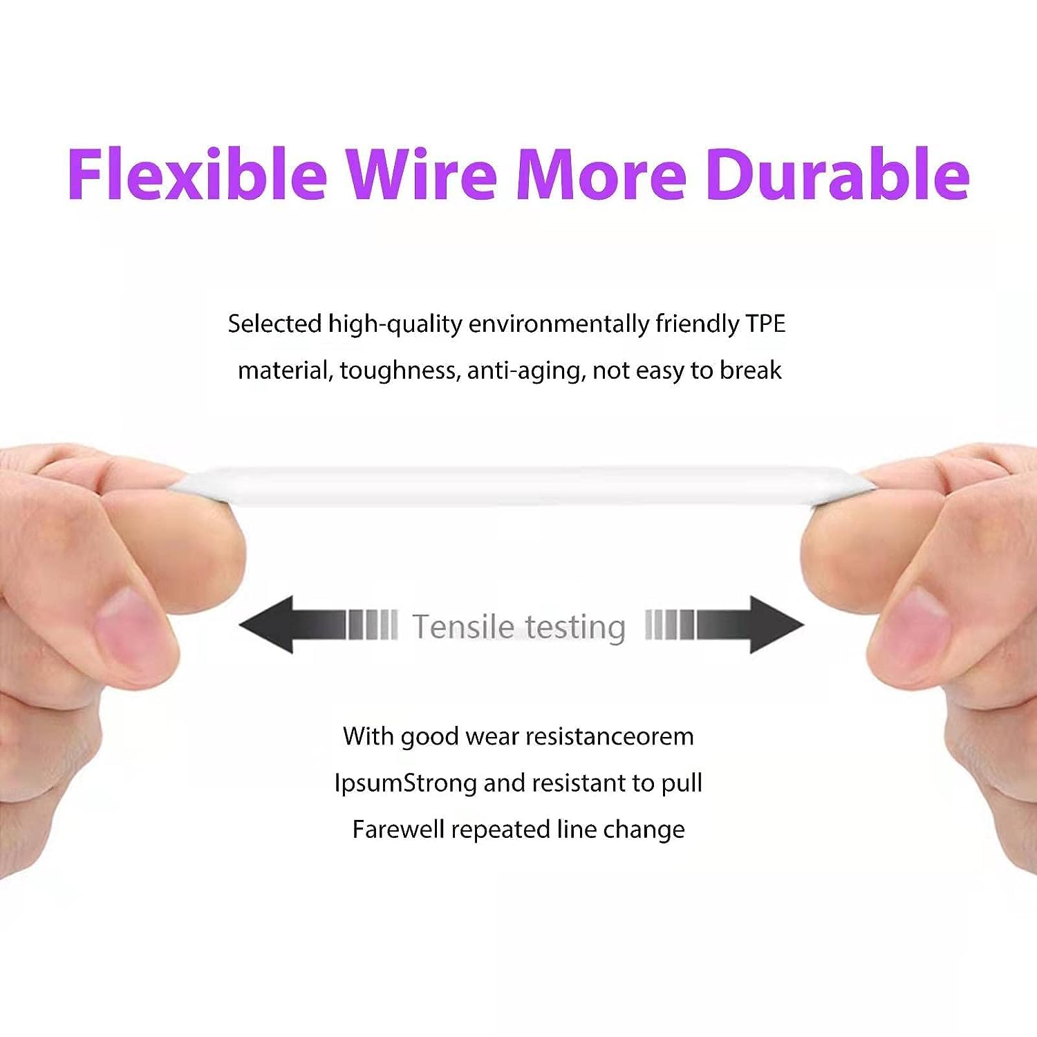 KUBOJSDLZ 2-Packs Fast Charge Cable, 1 Feet USB-C Charging Cable for Sony WH-1000XM5 WH-1000XM4 WF-1000XM4 WH-1000XM3 WH-XB910N WI-C200 WI-XB400 Beats Studio Pro