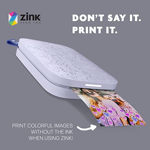 HP Sprocket 2x3 Premium Zink Sticky Back Photo Paper (20 Sheets) Compatible with HP Sprocket Photo Printers.