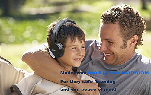Active Noise Cancelling Headphones for Kids,Alteng Child Travel Foldable Stereo Headset W/Mic and Remote,Tangle-Free 3.5mm Jack, Soft and Smooth Ear Cup(Black)