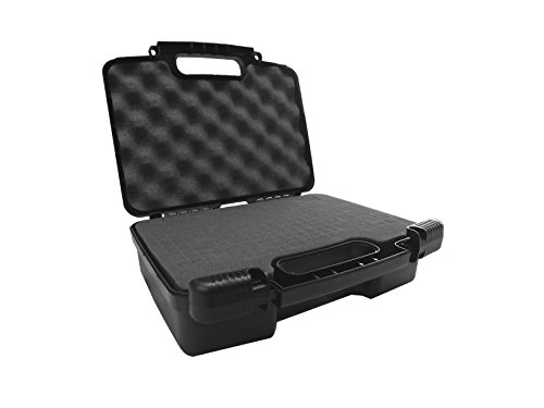 CASEMATIX Portable Hard Travel Case with Diced Foam Compatible with AAXA P7 Pico Projector, Ivation, Brookstone Projectors and Others with Mini Tripod, Charger, and Small Accessories - Case Only