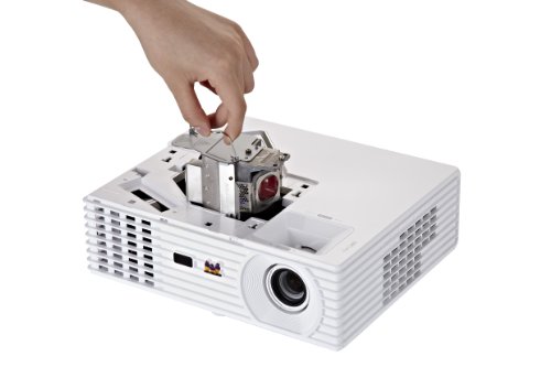 ViewSonic PJD5234L XGA DLP Projector, 3000 Lumens, 3D Blu-Ray w/HDMI, 120Hz, White