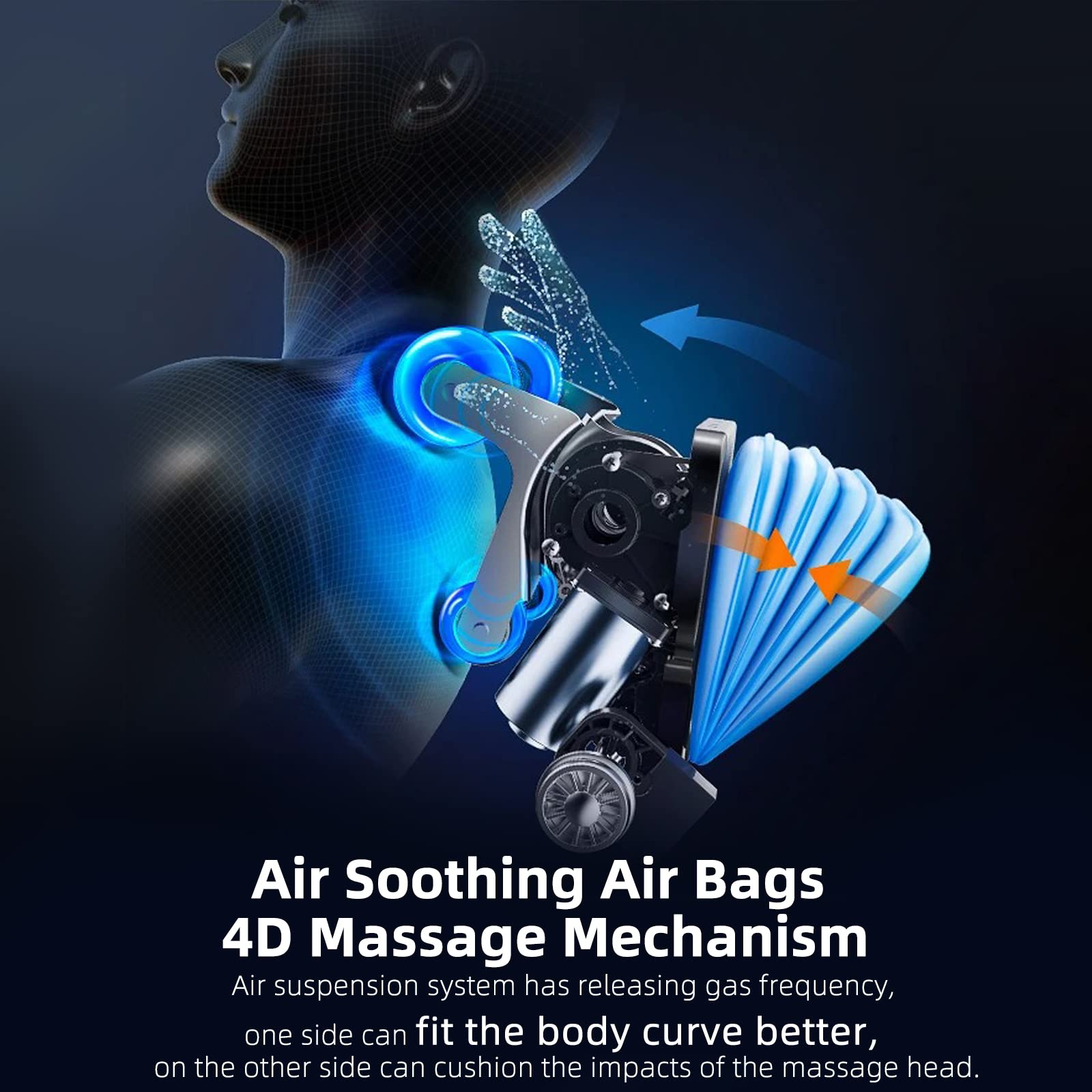 MassaMAX MT339 4D Massage Chair, Full Body Shiatsu Recliner with Electric Extendable Footrest, Zero Gravity, SL Track, Deep Yoga Stretch, Foot Rollers, and Heating (Magic Black)