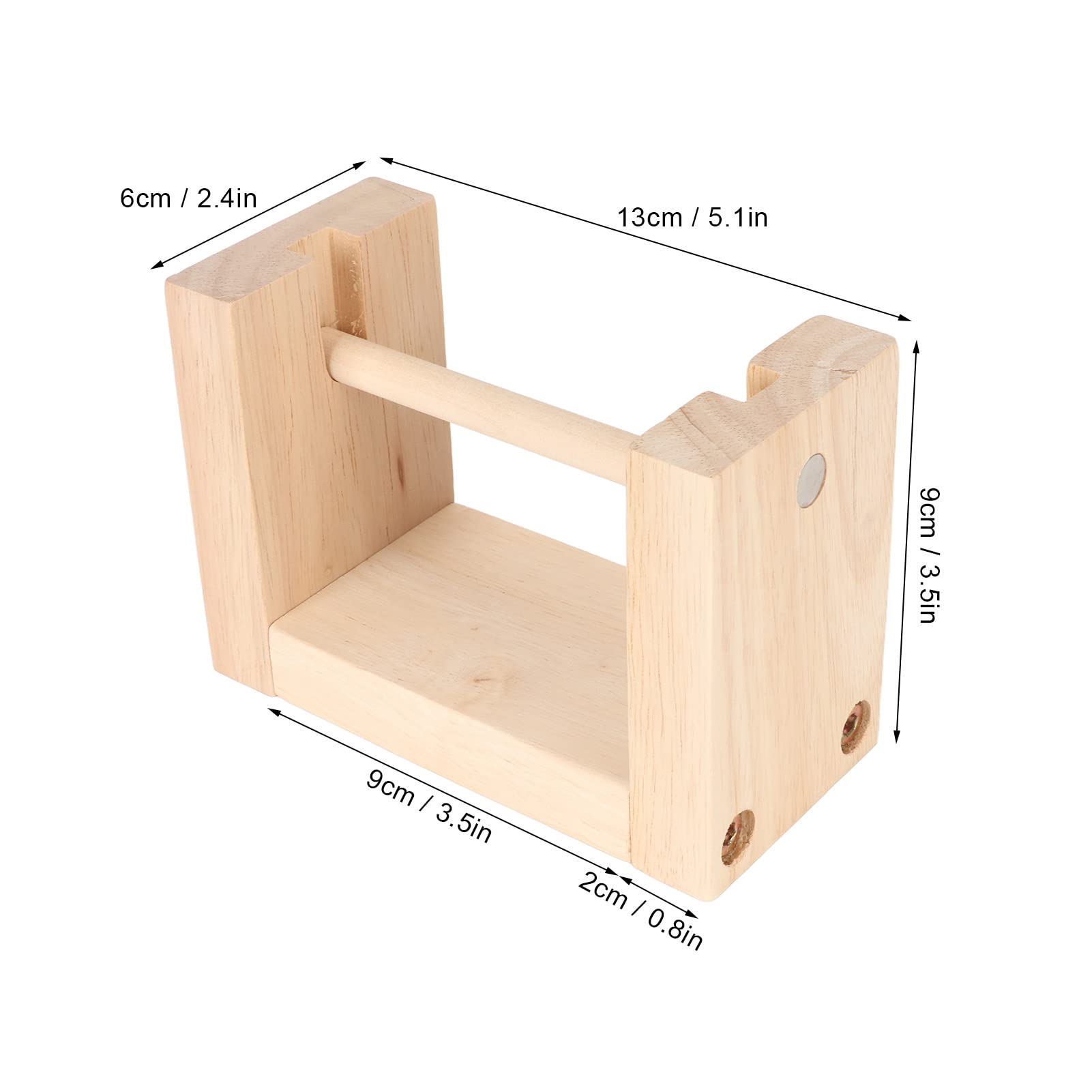 Crochet Yarn Holder, Solidwood Yarn Ball Holder Widely Used Easy Assembly Rotatable for Knitting