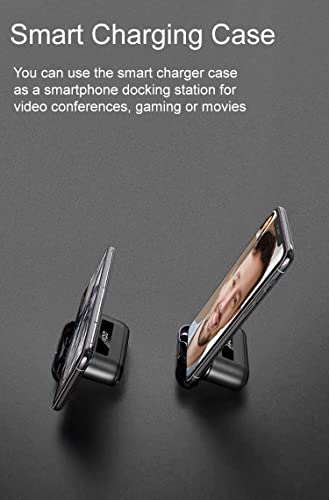 Acuvar Fully Wireless Bluetooth 5.1 Rechargeable IPX4 Waterproof Earbud Headphones with Microphone, 3500mAh USB Smart Dock Charging Case Powerful Surround Stereo Bass and Passive Noise Cancelling