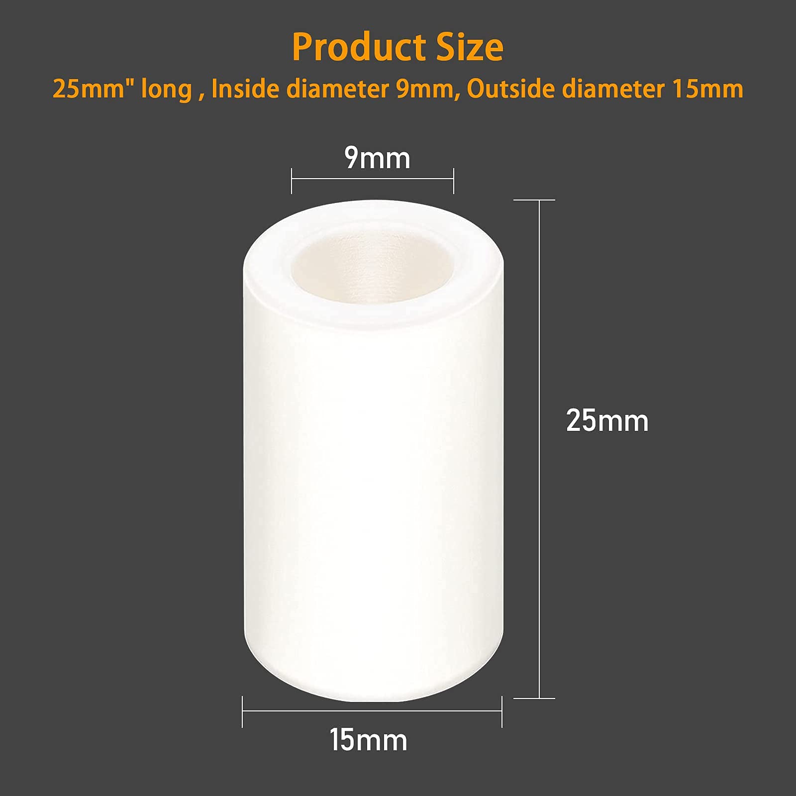 CASTNOO Interpump Piston Ceramic 15mm 51040009 For TP Pumps Interpump TT WW Series(15x25x9 mm)