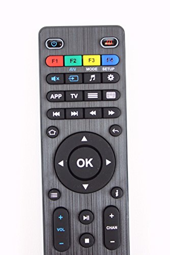 Infomir MAG 254/255 Remote Control for Streaming Media Player Multipurpose Replacement Part Linux System OTT IPTV Set Top Box, Black