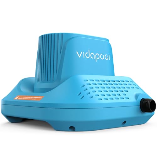Vidapool Pool Cover Pump Automatic On Off,1/2 HP Submersible Water Pump, 2169GPH Sump Pump Inground/Above Ground with 25 Feet Power Cord for Swimming Pool Draining, Hot Tub, Basement, Window Well