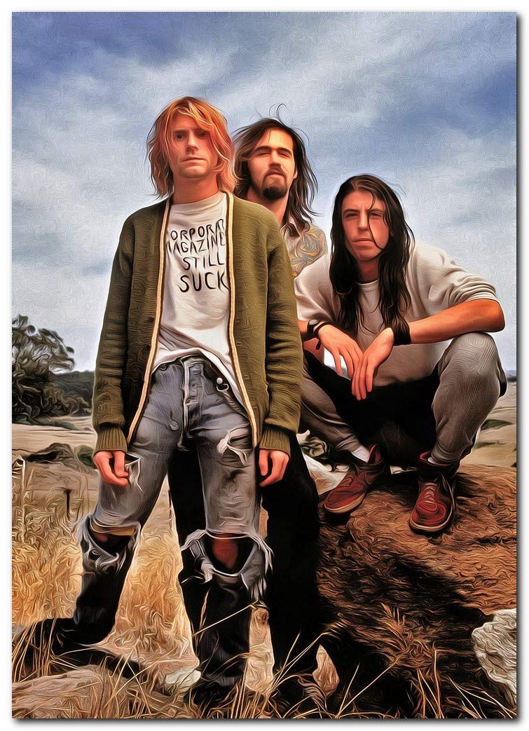 Wall Décor Nirvana Color Canvas Poster (13 x 19 Inches) | Ready to Frame for Office, Living Room, Dorm, Kids Room, Bedroom, Studio, Printed On Real Cotton Canvas