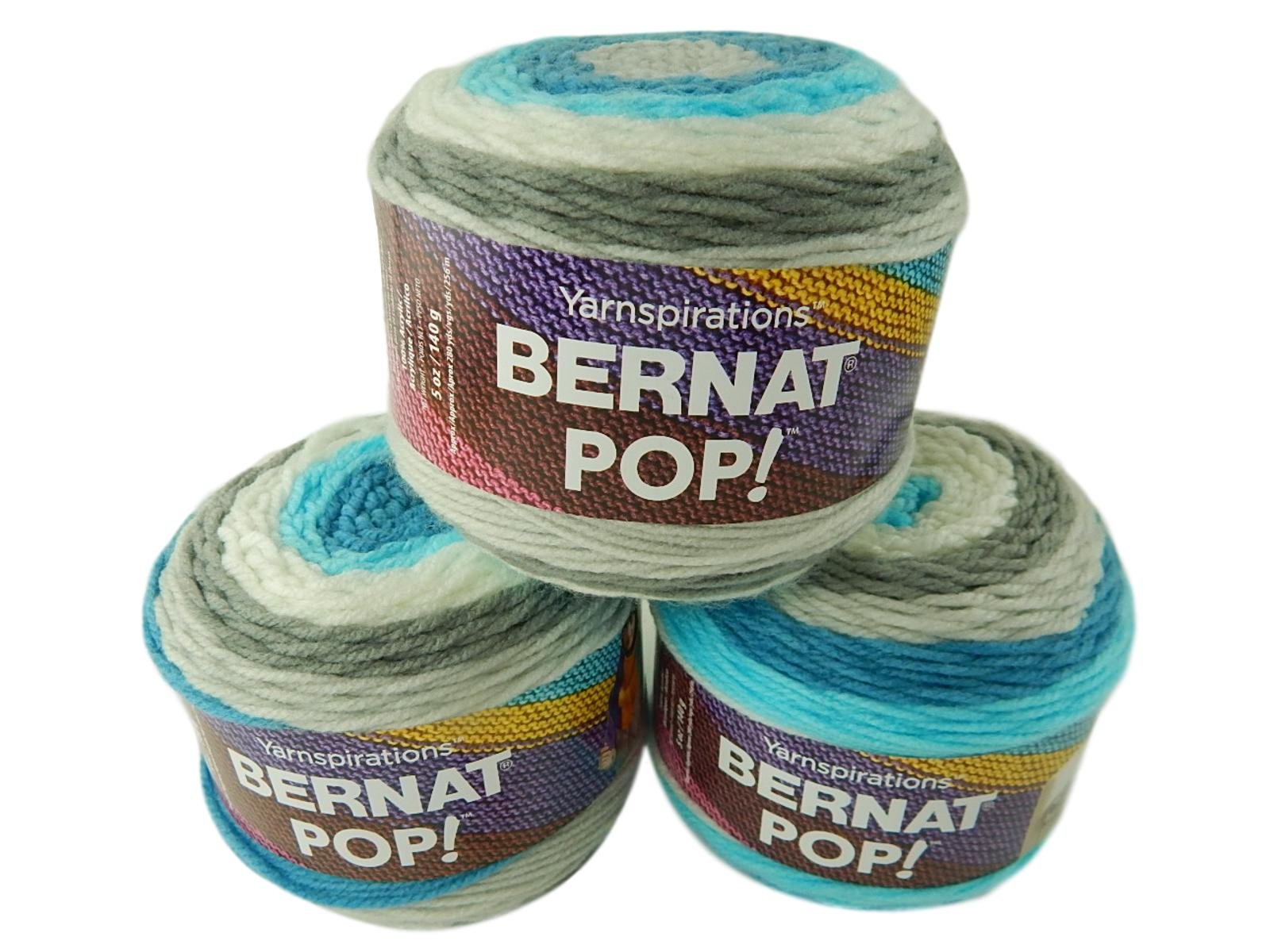 BLU STREAK-YARN BERNAT POP