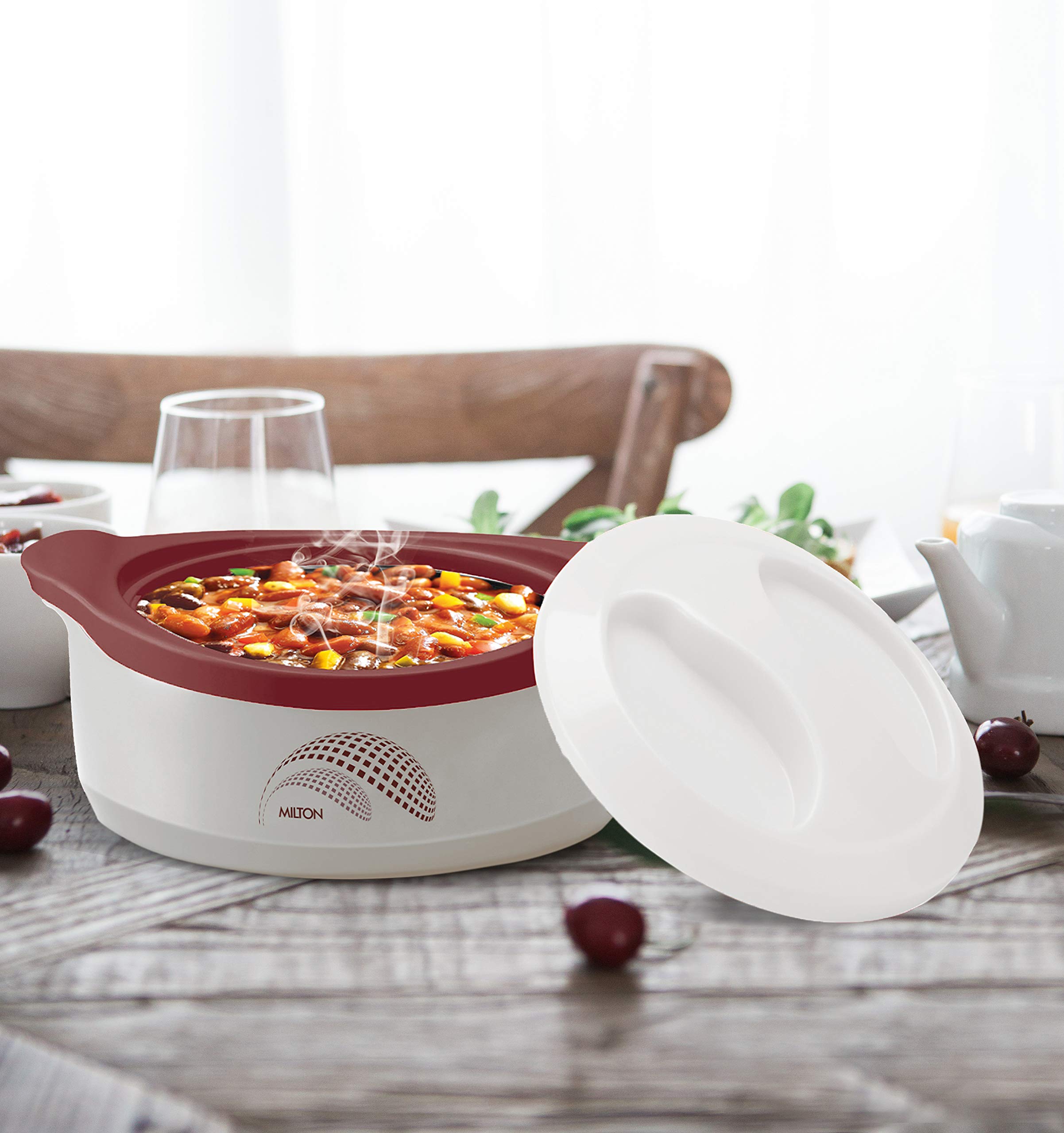 Milton New Marvel 1500 Inner Steel Casserole, 1240 ml, Brown